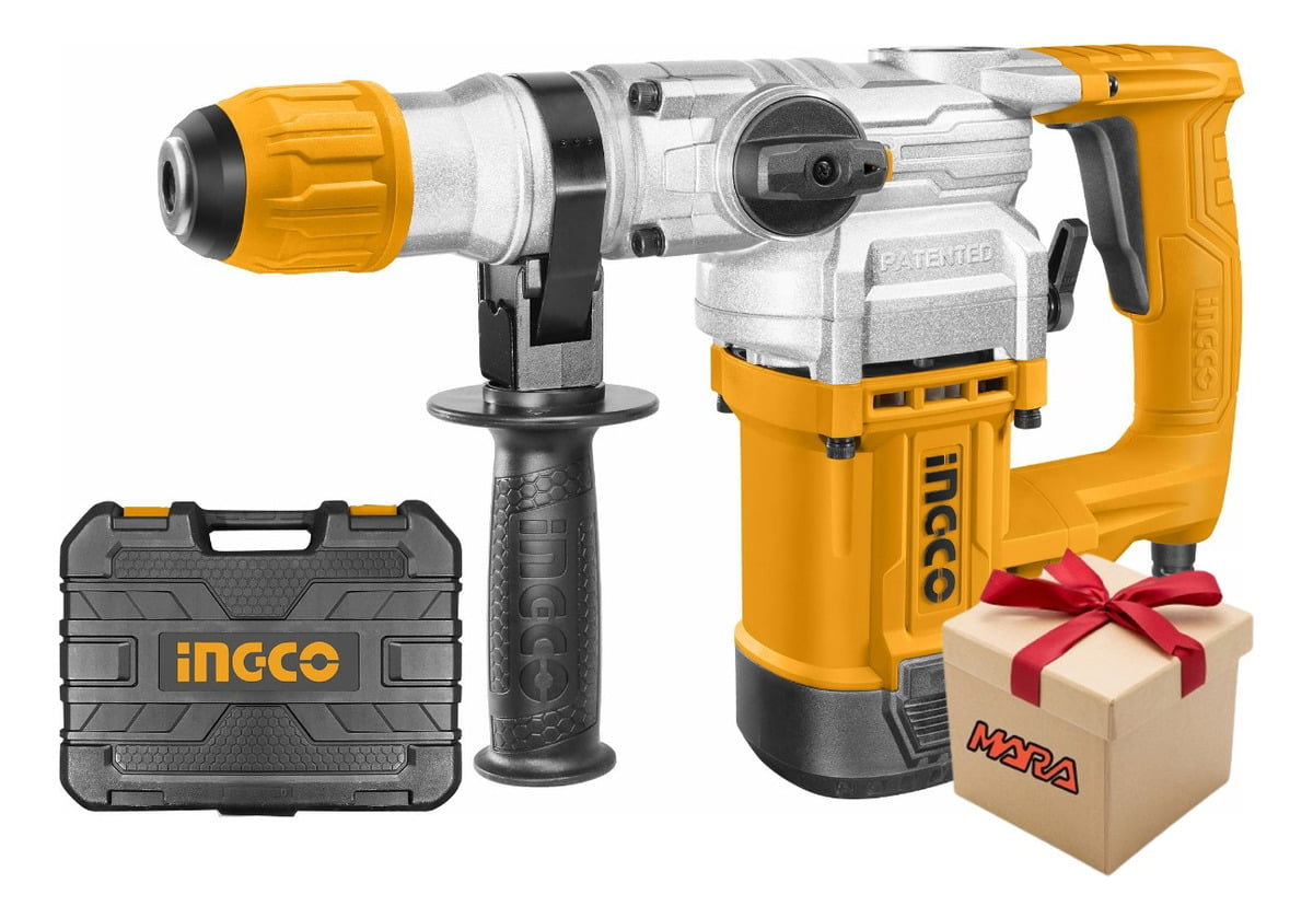 Rotomartillo Electroneumático Ingco Rh10506 1050w + Regalo ...